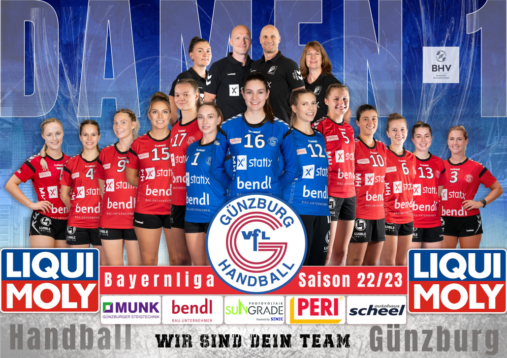 Damen bei HT München – VfL Günzburg Handball